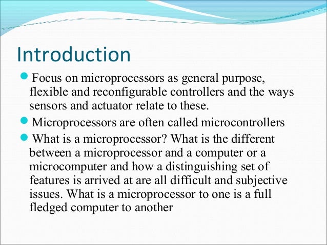 Introduction to Microprocessor - BCA Nepal